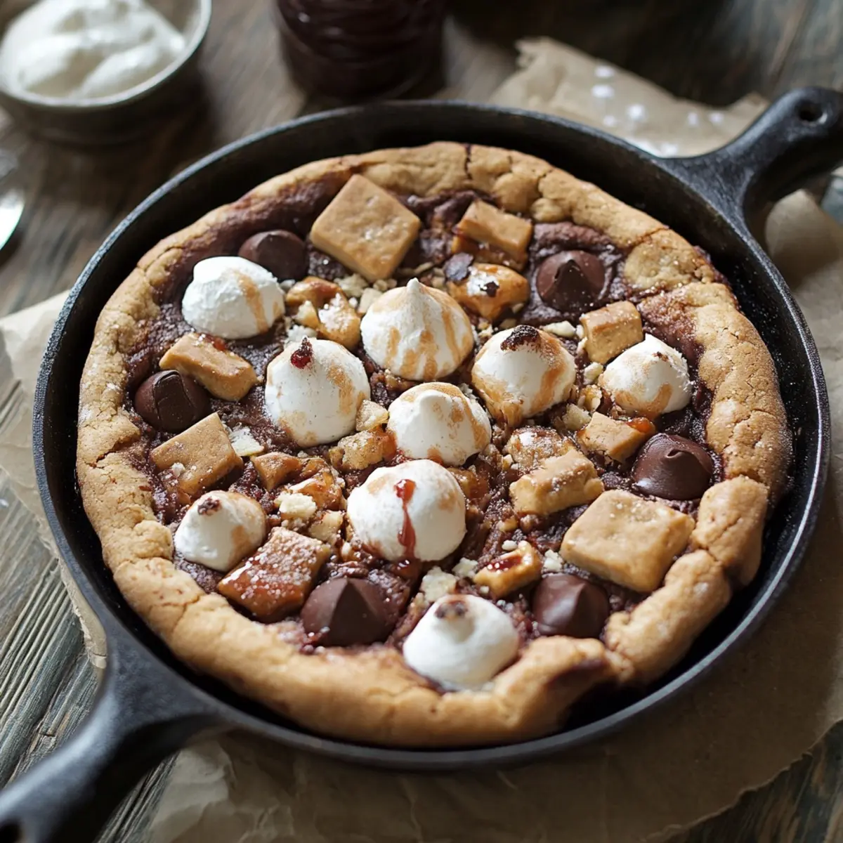 Indulgent Chocolate Chip Cookie Skillet You'll Love to Share - Easy ...